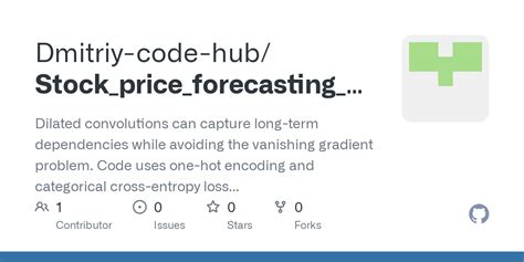 Github Dmitriy Code Hubstockpriceforecastingcnnwavenet Dilated