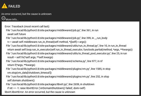 My Vm Stop Working Rtruenas