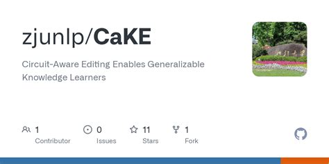 Github Zjunlpcake Circuit Aware Editing Enables Generalizable