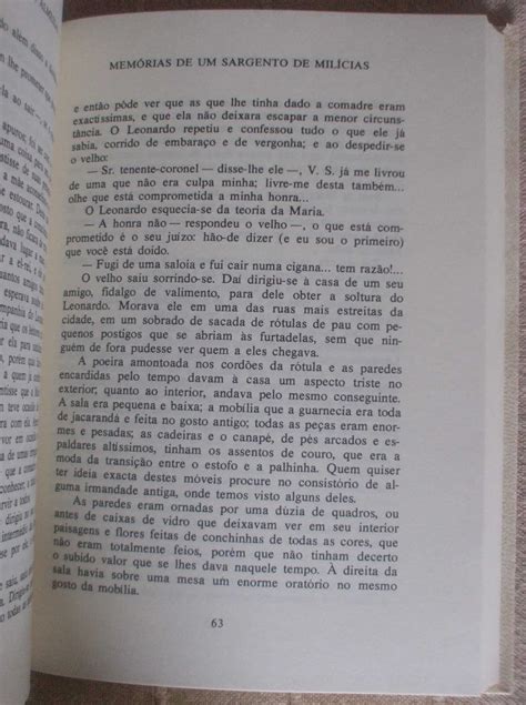 Memórias De Um Sargento De Milícias Manuel António De Almeida Paranhos