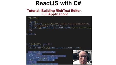 Dotnet 6 Reactjs Build A Rich Text Editor [step By Step] With