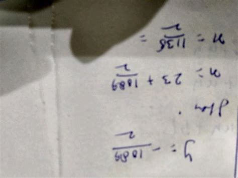 The Mean Of The Following Frequency Distribution Is 25 2 And Total Frequency Is 50 Find