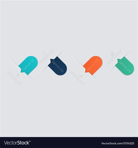 Colorful Text Box Trendy Colors Royalty Free Vector Image