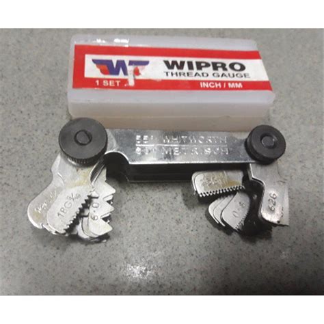 Jual Suri Drat 52 Blades Wipro Alat Ukur Drat Mal Drat Sisir Drat