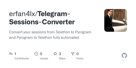 Github Erfan4lxtelegram Sessions Converter Convert Your Sessions From Telethon To Pyrogram