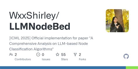 Github Wxxshirleyllmnodebed Icml 2025 Official Implementation For Paper A Comprehensive