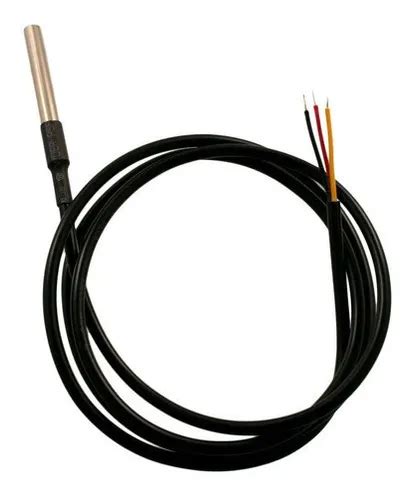 5x Sensor De Temperatura Ds18b20 À Prova Dágua Arduino Frete Grátis