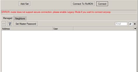 Bagaimana Cara Megaktifkan Mode Legacy Pada Winbox Mikrotik Catatan Shand