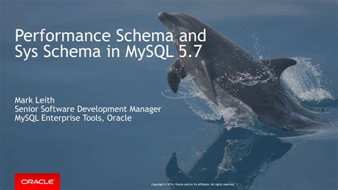 Performance Schema And Sys Schema In Mysql 57 Pdf