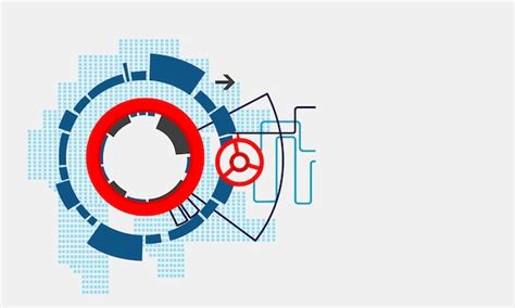 Premium Vector Abstract Technical Background Vector Art