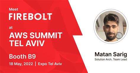 Firebolt On Linkedin Awssummit2022 Tlv Bigdata