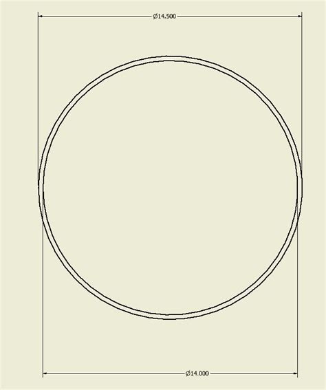 Converting A Linear Diameter To A Radial Diameter Autodesk Community