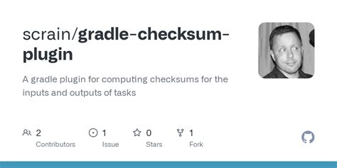Github Scrain Gradle Checksum Plugin A Gradle Plugin For Computing Checksums For The Inputs