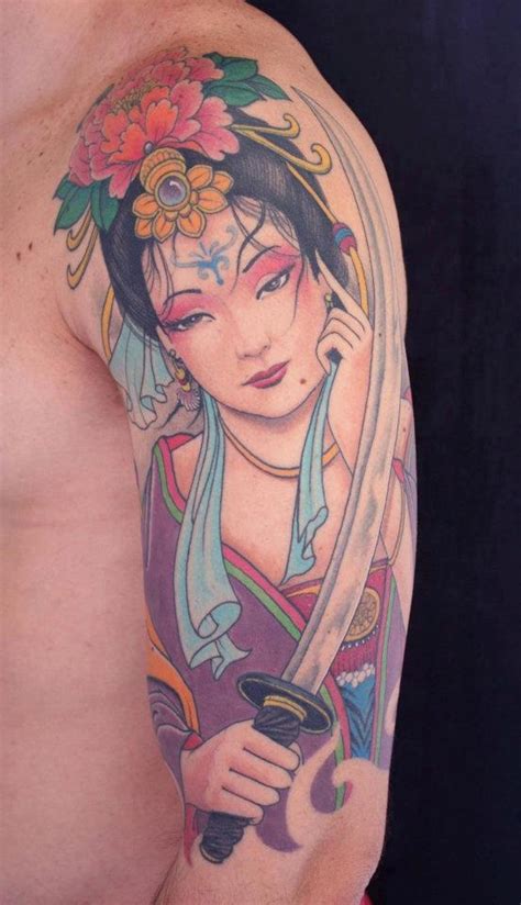 Love This Inkthe Geisha Woman Of Japan Japanese Tattoo Designs