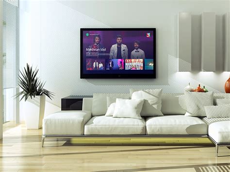 TVM Android TV App Mockup By Muawwaz Yoosuf On Dribbble