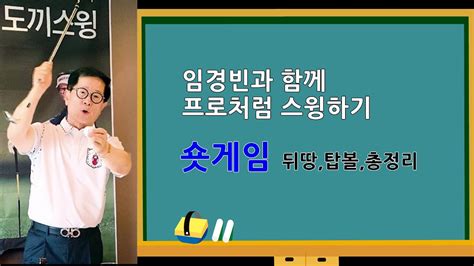 임경빈과 함께 프로처럼 스윙 숏게임 종합 Youtube