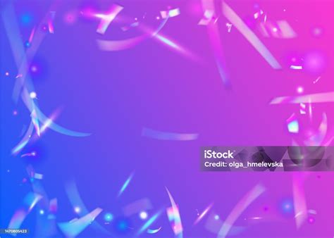 글리치 배경 레이저 버스트 축제 호일 흐림 프리즘 템플릿 웹펑크 아트 투명한 색종이 핑크 반짝이는 효과 만화경 눈부심 파란색 글리치 배경 겨울에 대한 스톡 벡터 아트 및