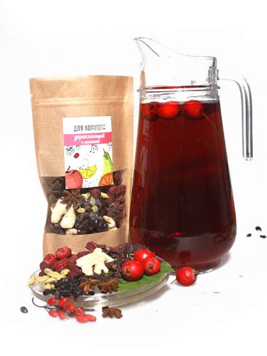 Набор для компота Укрепляющий с малиной Полезные Сладости