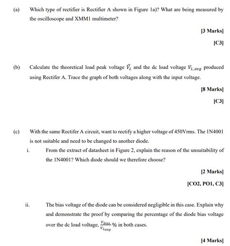 Solved Consider That We Are Using The 1n4001 Silicon Diode