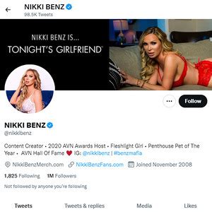 Nikki Benz Twitter Com Twitter Porn Account