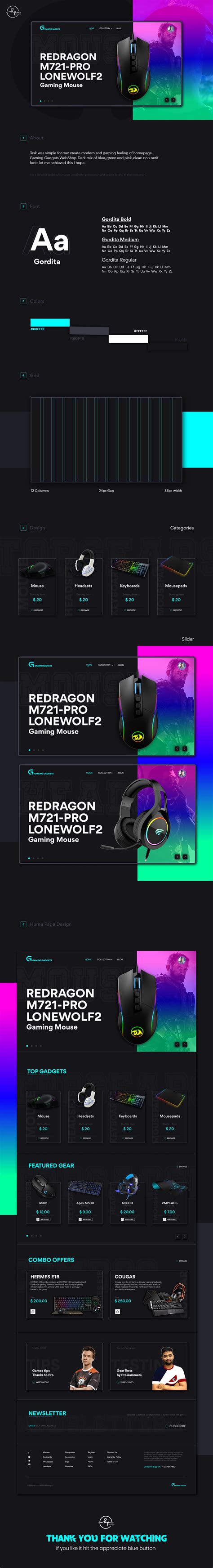 UI Design Gaming Gadgets On Behance