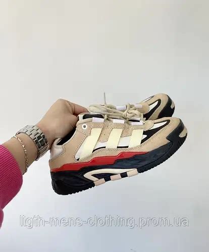 Женские летние кроссовки адидас Niteball Black Red (ID#1790588635 ...