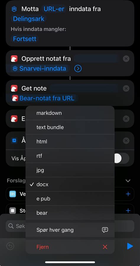 Missing Export To Pdf In Siri Shortcuts Rbearapp