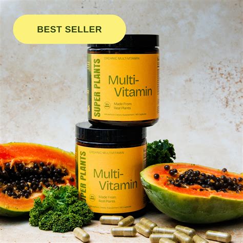 Organic Multivitamin Capsules Eat Superplants Eu