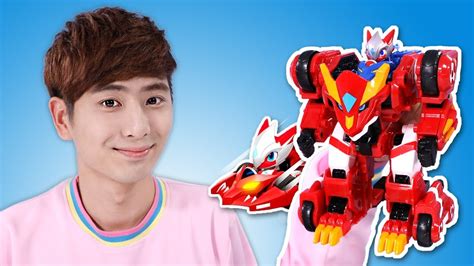 새로운 친구가 나타났다 몬카트 드라카 메가로이드 변신 장난감 놀이 강이 Youtube