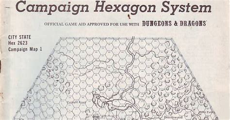 Quag Keep Judges Guild Campaign Hexagon System