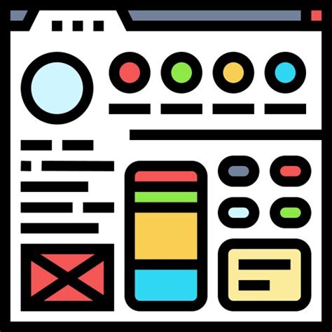 Heatmap Ux Ui Design Color Icon Royalty Free Vector Image