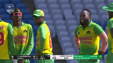 Last Wicket Thriller Guyana Harpy Eagles V Windward Islands