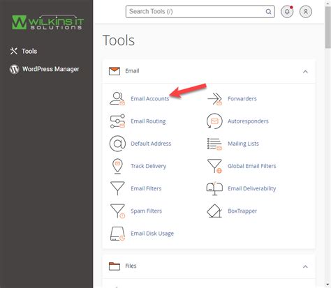 Managing Email Accounts In CPanel Wilkins IT Solutions Inc