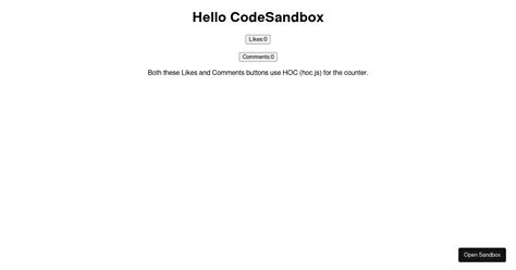 Hoc Example Try Codesandbox Hoc Example Try Codesandbox
