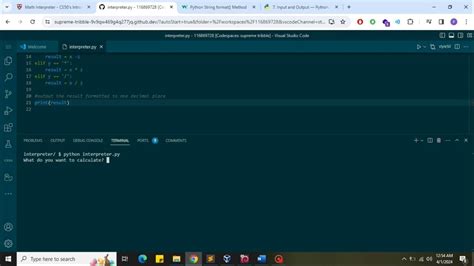 Problem Set 1 Math Interpreter Solution Cs50 Introduction To Programming With Python Youtube