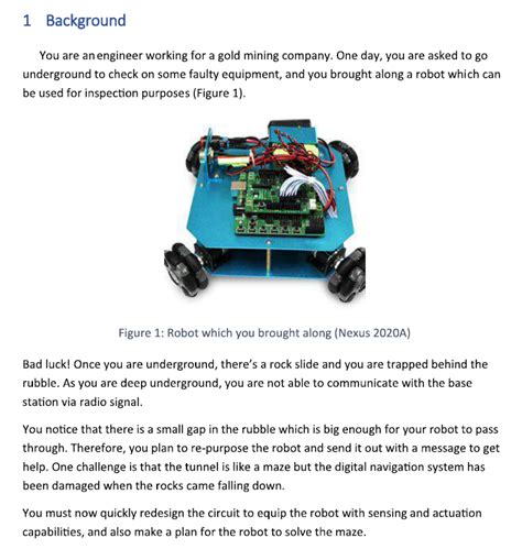 Question 10 Write A Pseudo Code For The Robot To