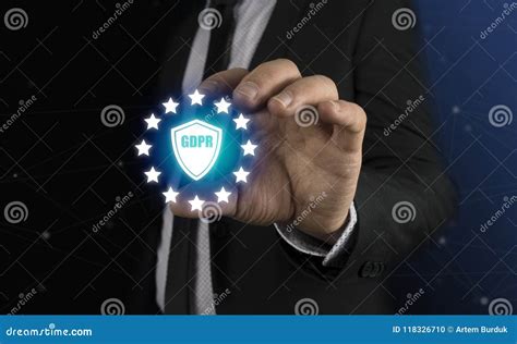 GDPR Data Protection Regulation Cyber Security And Privacy Stock Photo Image Of Legal