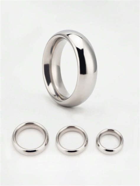Bdsm Stainless Steel Sperm Locking Ring Scrotum Weighted Ring Male Balls Bondage Ring Erotic Sex