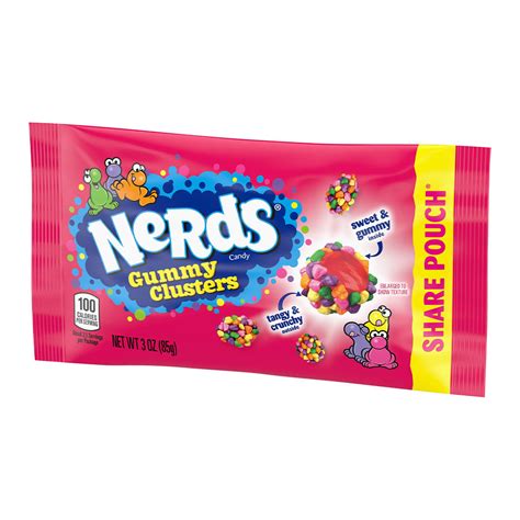 Nerds Gummy Clusters Share Pack Rainbow 3oz Uncle Joes Candy