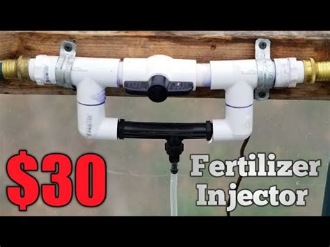 Homemade Fertilizer Injector Systems