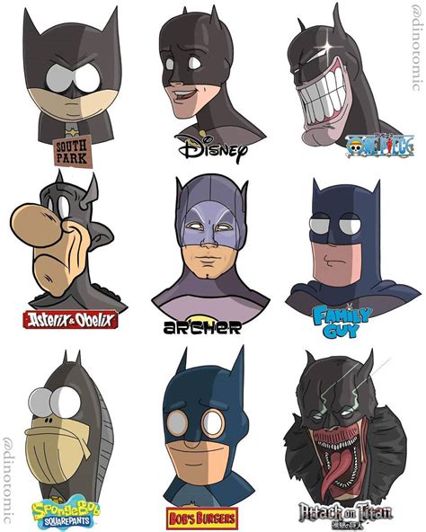 Artist Recreates Various Characters In Different Cartoon Styles 20