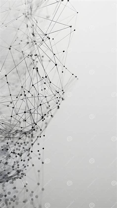 Visual Depiction Of Network Connections A Representation Of Technology And Communication In An