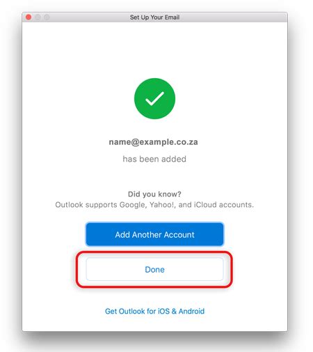 How To Set Up Email In Outlook For Mac Xneelo Help Centre