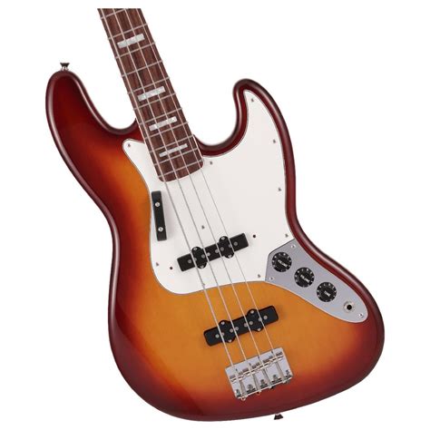 Fender Made In Japan Ltd Ed Intl Color Jazz Bass Rw Sienna Sunburst At