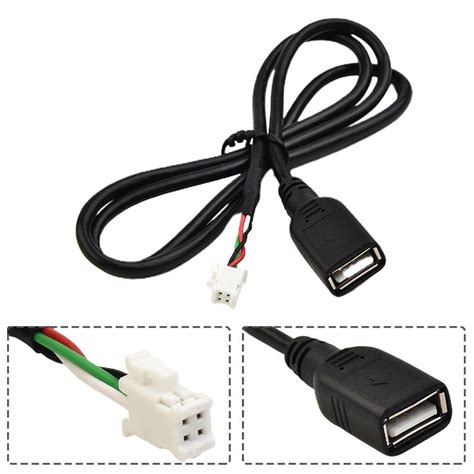 Pin Connector Usb Extension Cable Adapter For An Car Radio Stereo Walmart Com