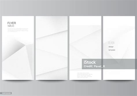 전단지의 벡터 레이아웃 웹 사이트 광고 디자인 수직 전단지 디자인 웹 사이트 장식 배경용 배너 디자인 템플릿 도트가 있는 하프톤