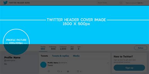 Ultimate Guide To Twitter Header Sizes With Psd Templates Within