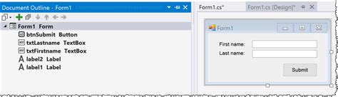 C How To Get All Form Fields In A Winforms App As One Parameter Stack Overflow