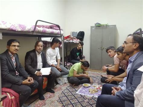 بازدید سرزده معاون فرهنگی و اجتماعی و مدیر فرهنگی دانشگاه از خوابگاه