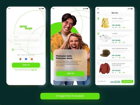 Wechat Template Mockup Vectors And Illustrations For Free Download